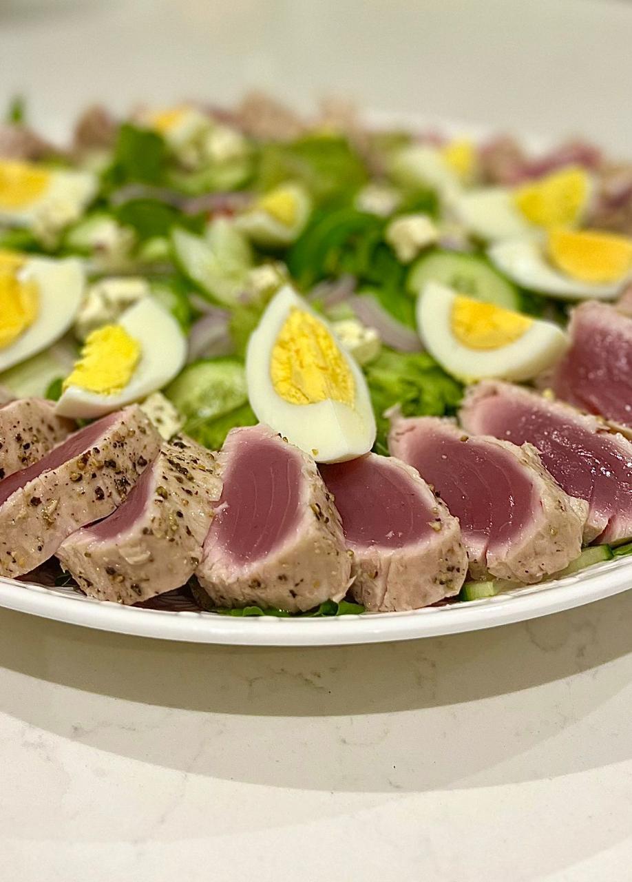 Yellowfin Tuna Nicoise Salad – The Fishing Outlaws